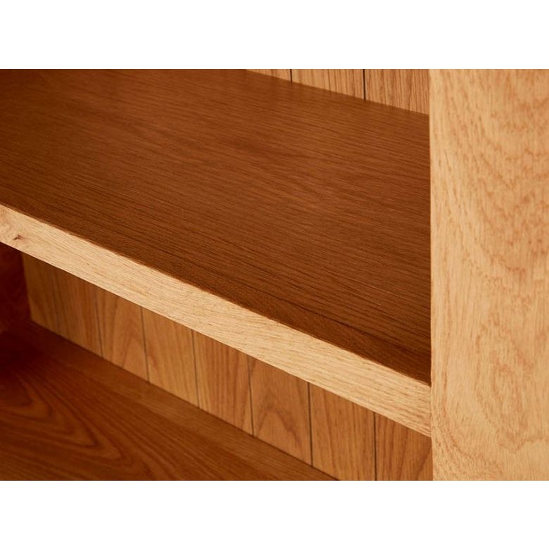 Fairfax Oak Large Deep Bookcase - Lee Longlands