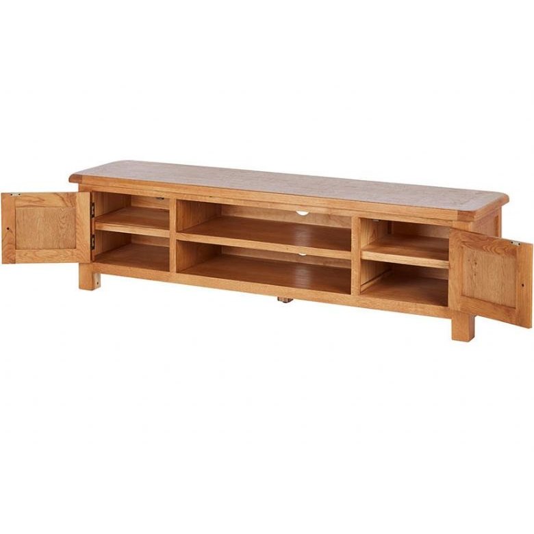 Fairfax Oak Low TV Unit - Lee Longlands
