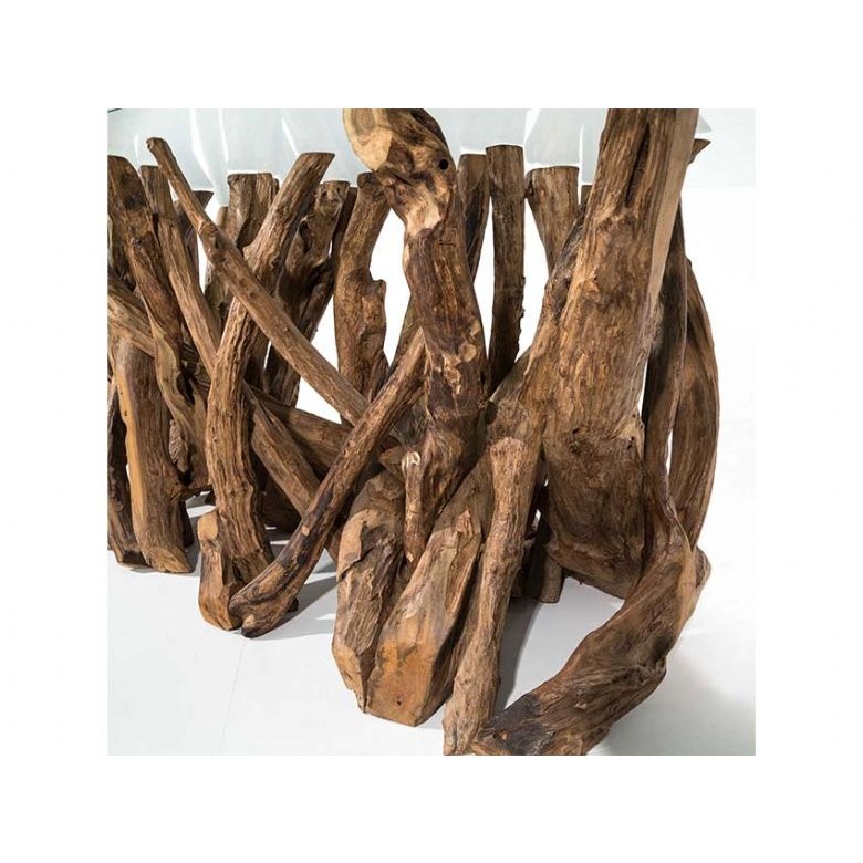 Root Rectangular Teak Root 180cm Dining Table - Lee Longlands