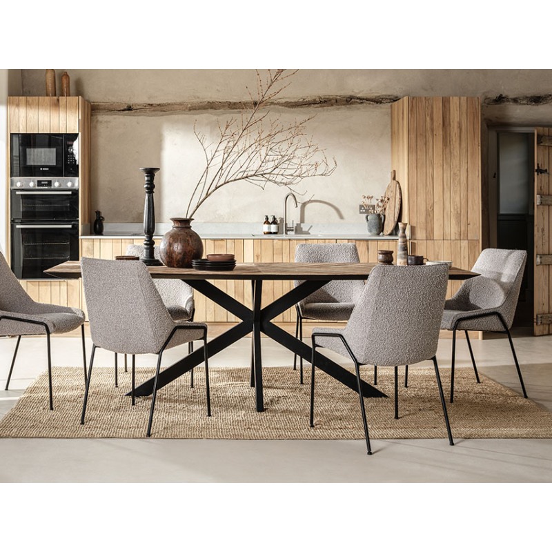 Carmen 240cm Dining Table | Reclaimed Wood | Lee Longlands
