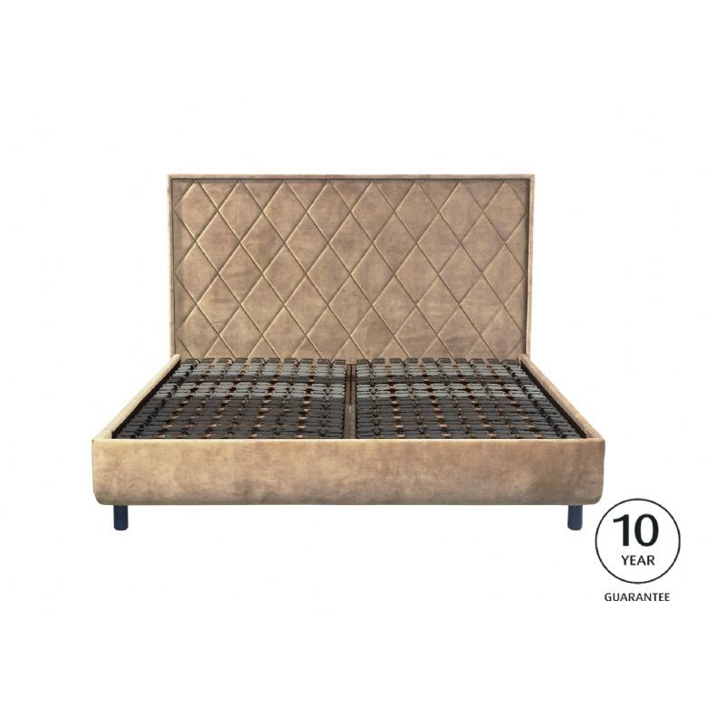 Tempur Arc King Bed Frame with Quilted Headboard Lee Longlands